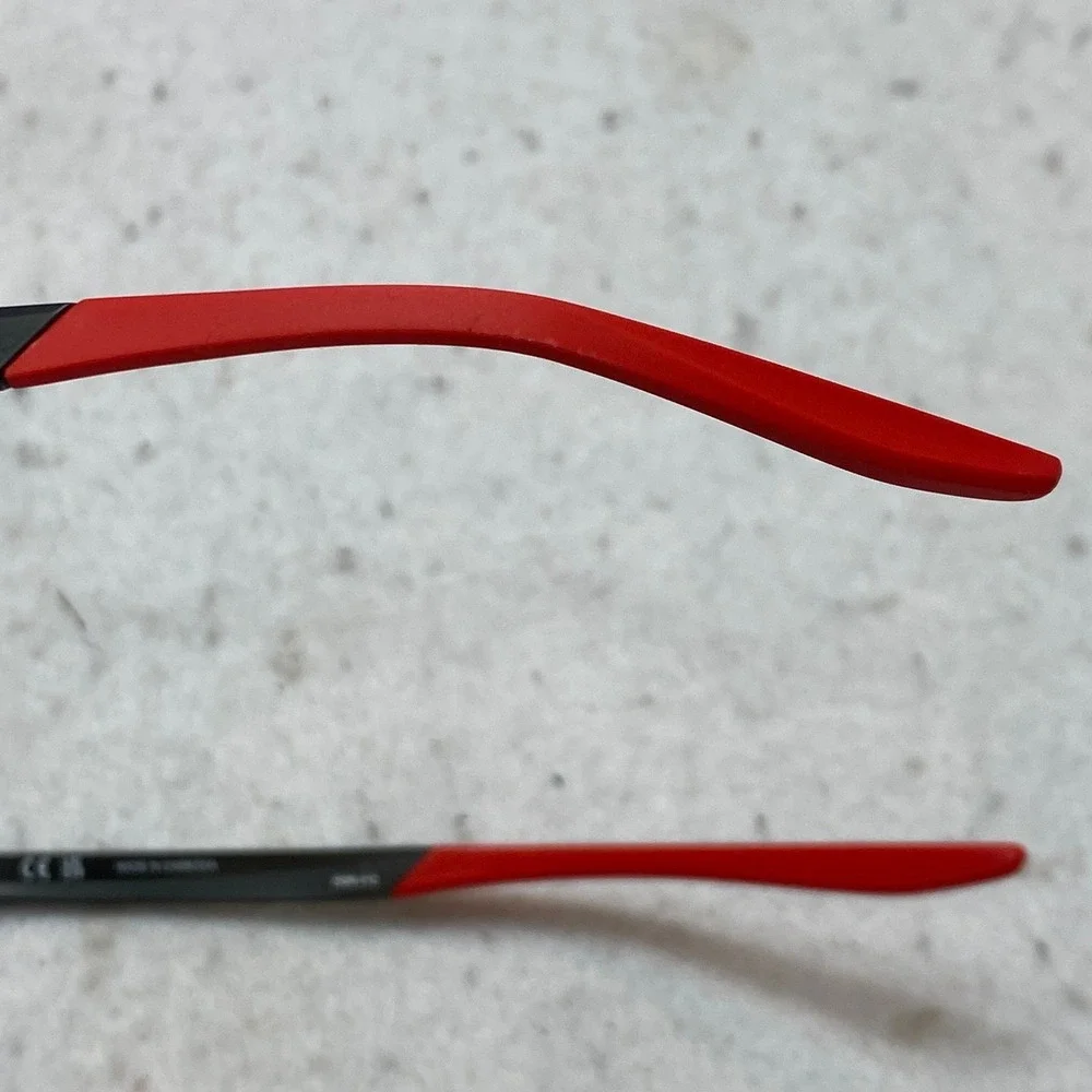 Nike | Accessories | Nike 736af N 65 Eyeglasses Matte Black Red ...